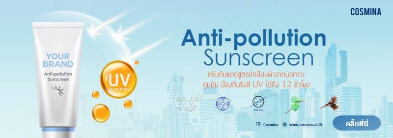 [:th]Anti-pollution Sunscreen[:] - COSMINA
